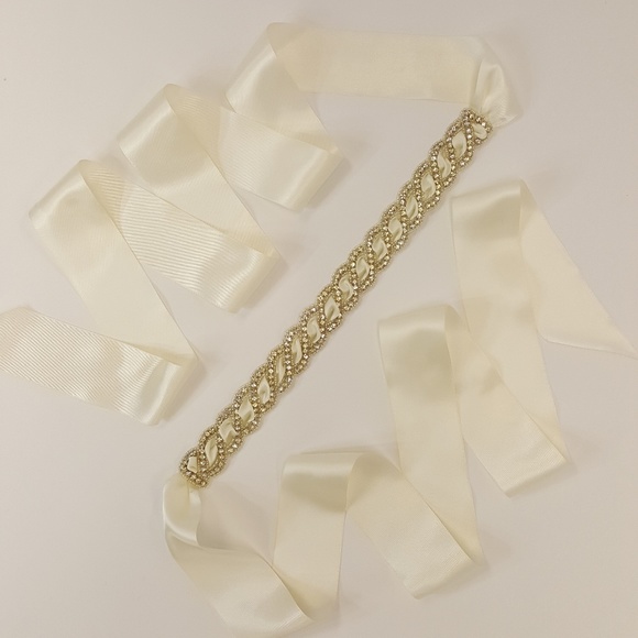 David's Bridal | Accessories | Davids Bridal Wedding Crystal Braided ...